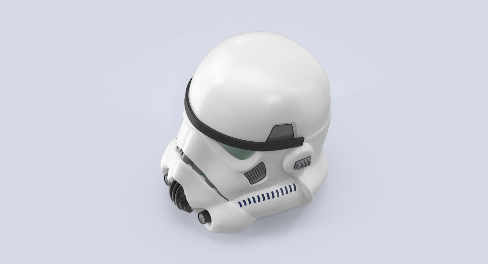 Classic Stormtrooper Helmet 3d Model