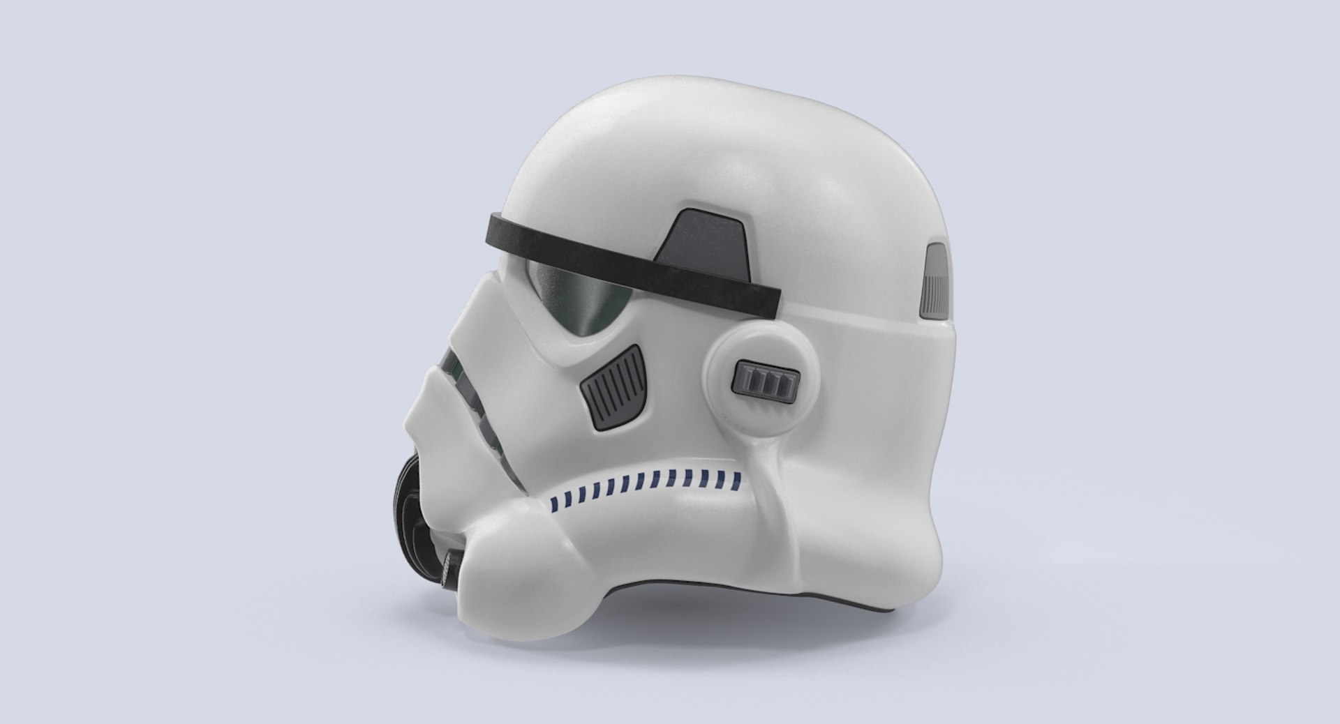 Classic Stormtrooper Helmet 3d Model
