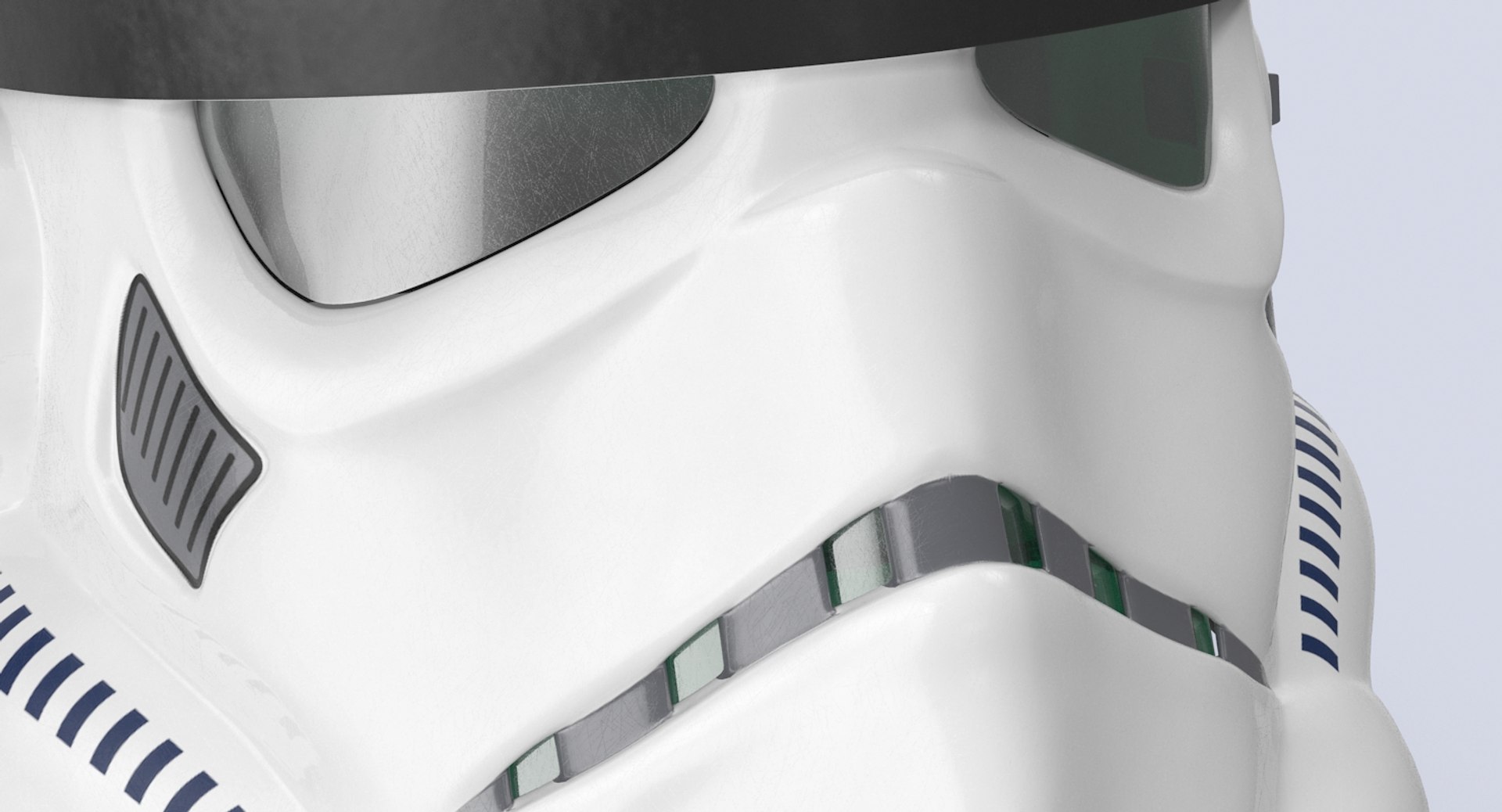Classic Stormtrooper Helmet 3d Model