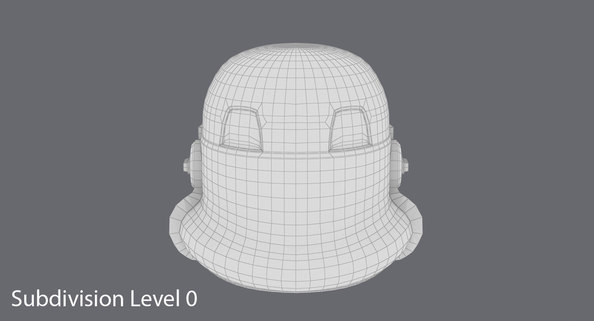 Classic Stormtrooper Helmet 3d Model