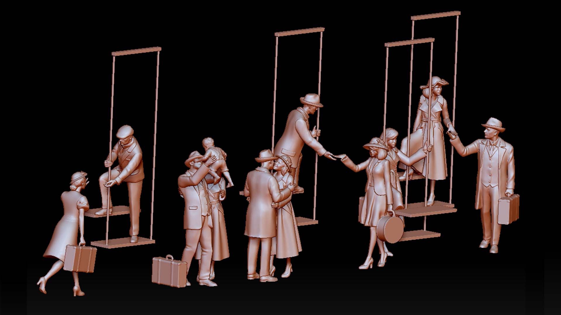 3D passengers - TurboSquid 2064608