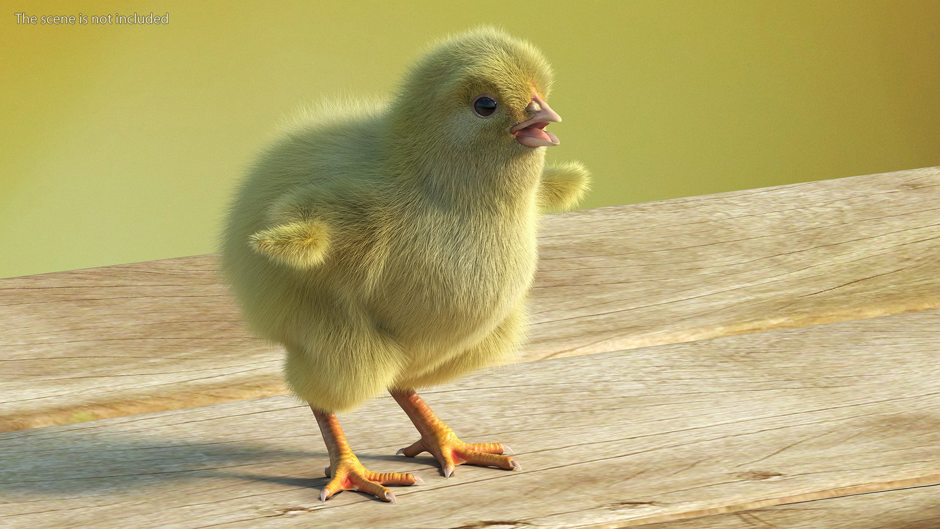 3D Baby Chick - TurboSquid 2089590