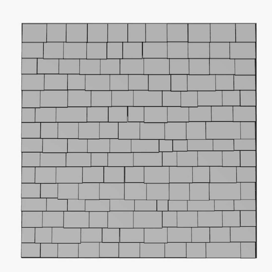 3d Roof Tiles Model