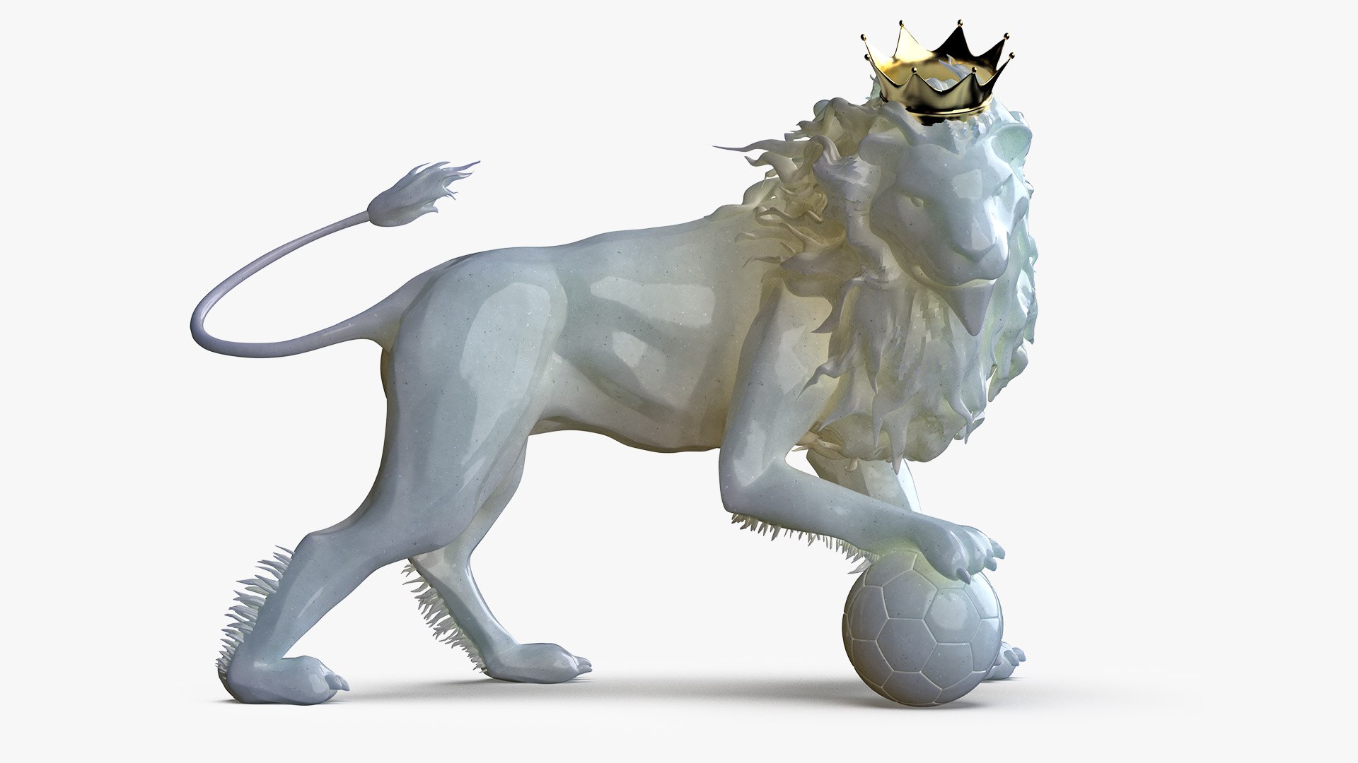 Statue Lion Model - TurboSquid 2305442