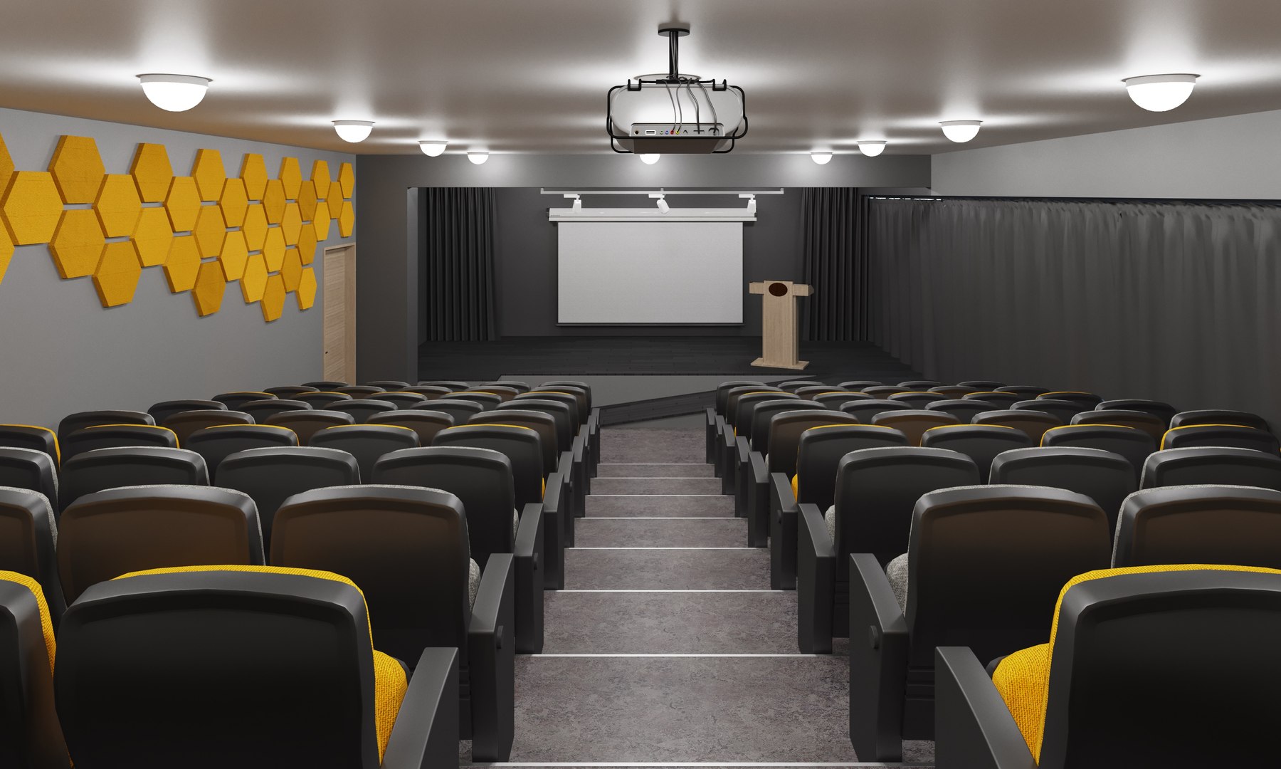 3D Hall Conference - TurboSquid 1677678