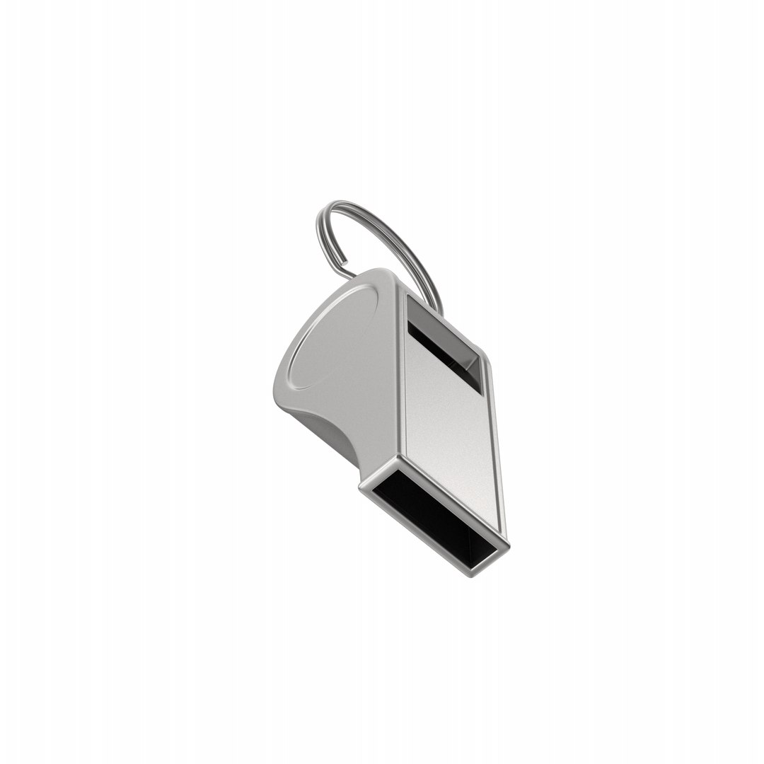 3D Silver Whistle - TurboSquid 1981545