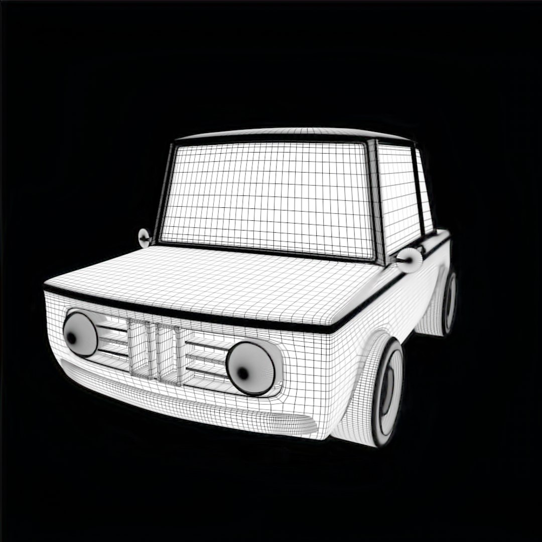 Stylized Car 3D Model - TurboSquid 1481190