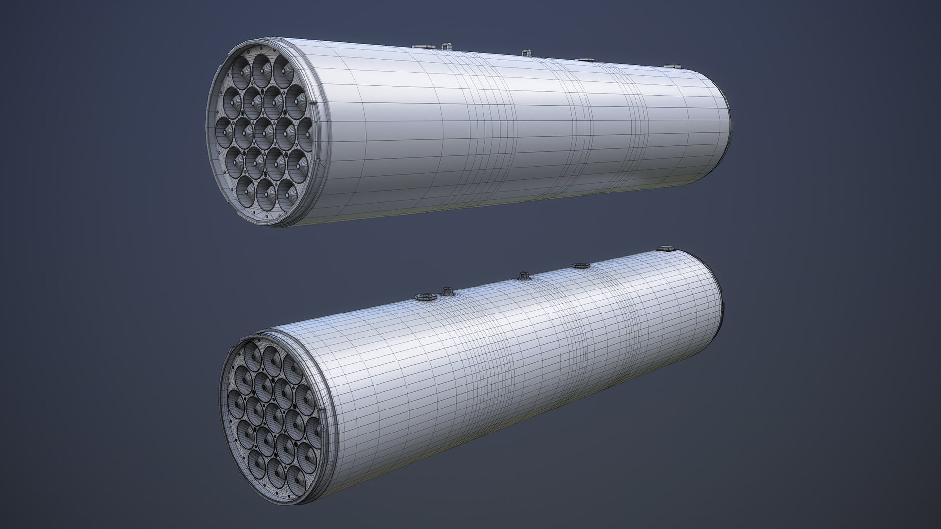 Hydra 70 Missile With LAU-61 And LAU-68 Launchers 3D Model - TurboSquid ...