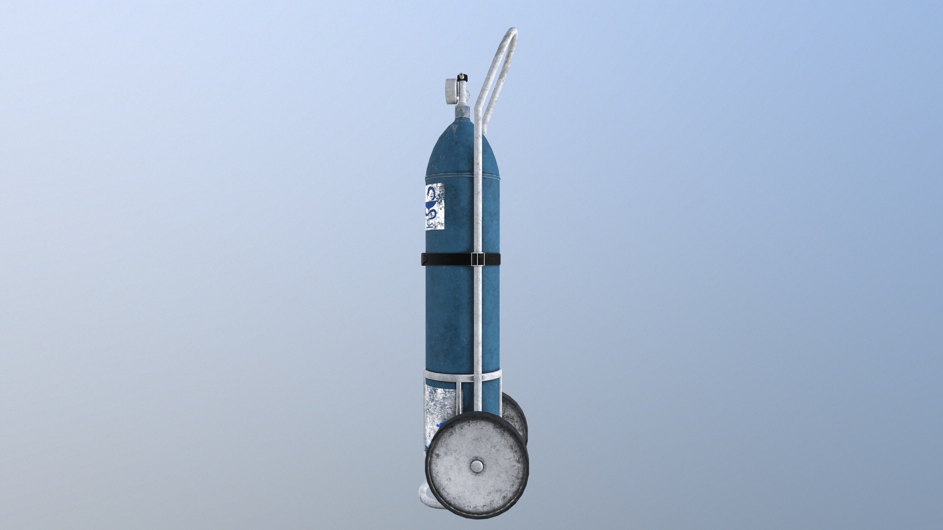 Oxygen Cylinder 3D Model - TurboSquid 2297871