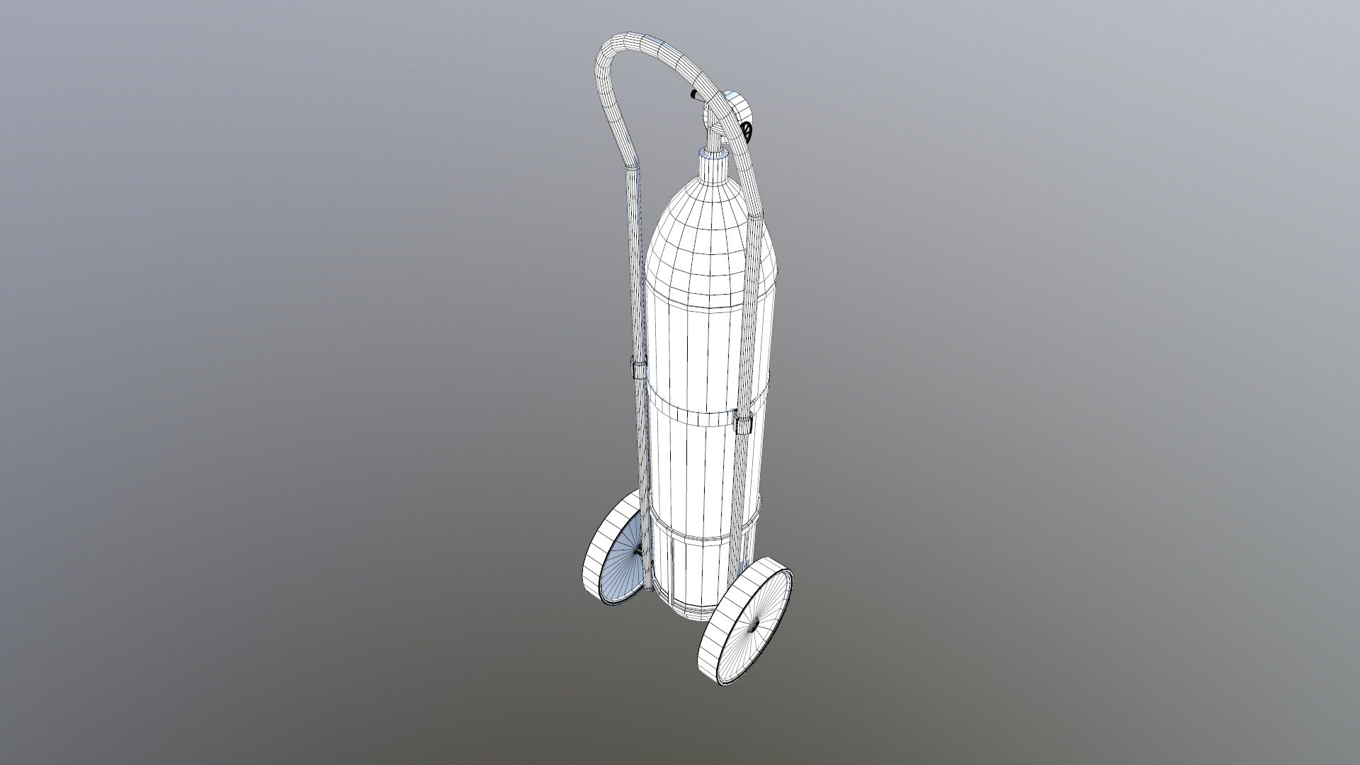 Oxygen Cylinder 3D Model - TurboSquid 2297871