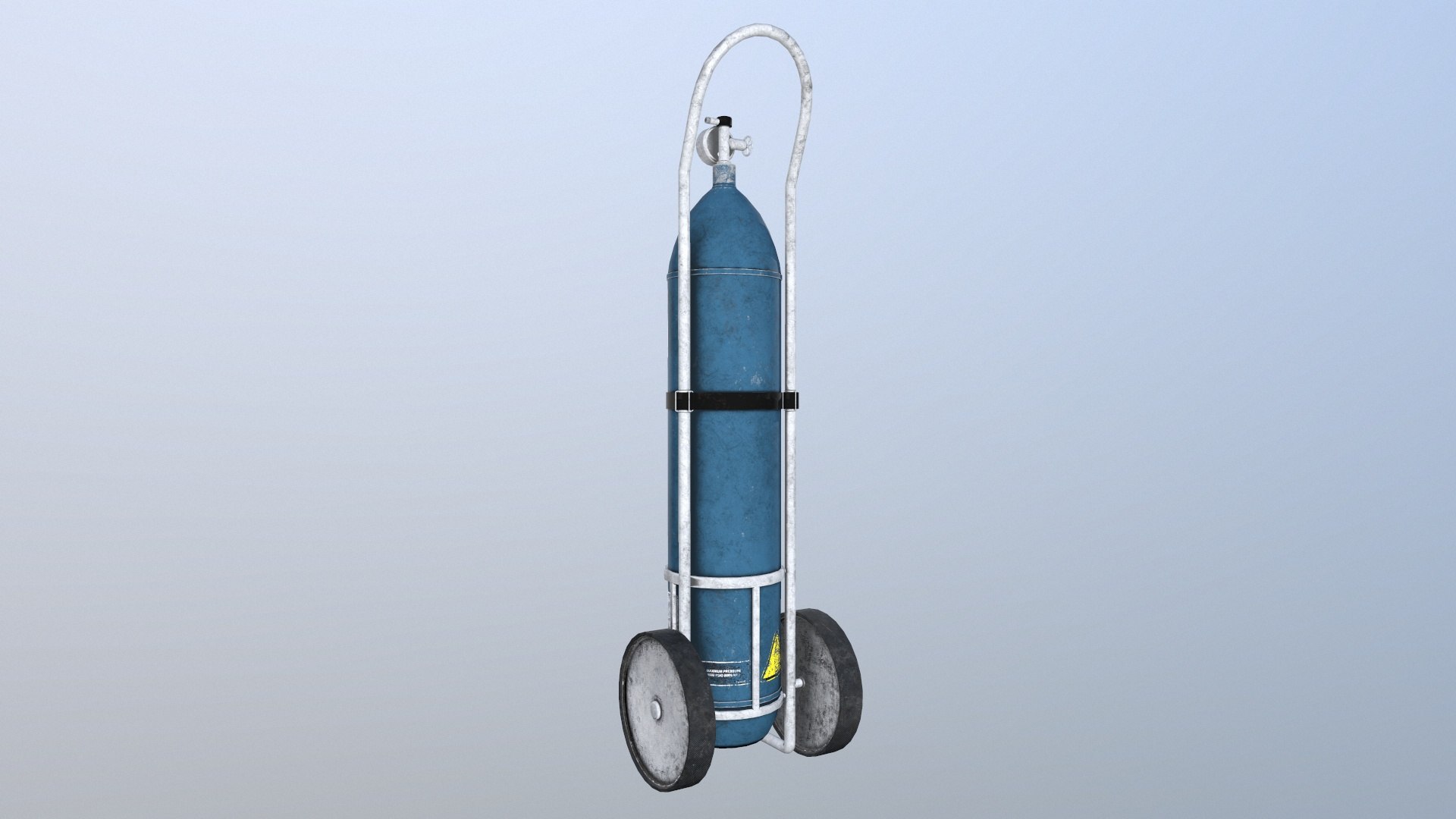 Oxygen Cylinder 3D Model - TurboSquid 2297871