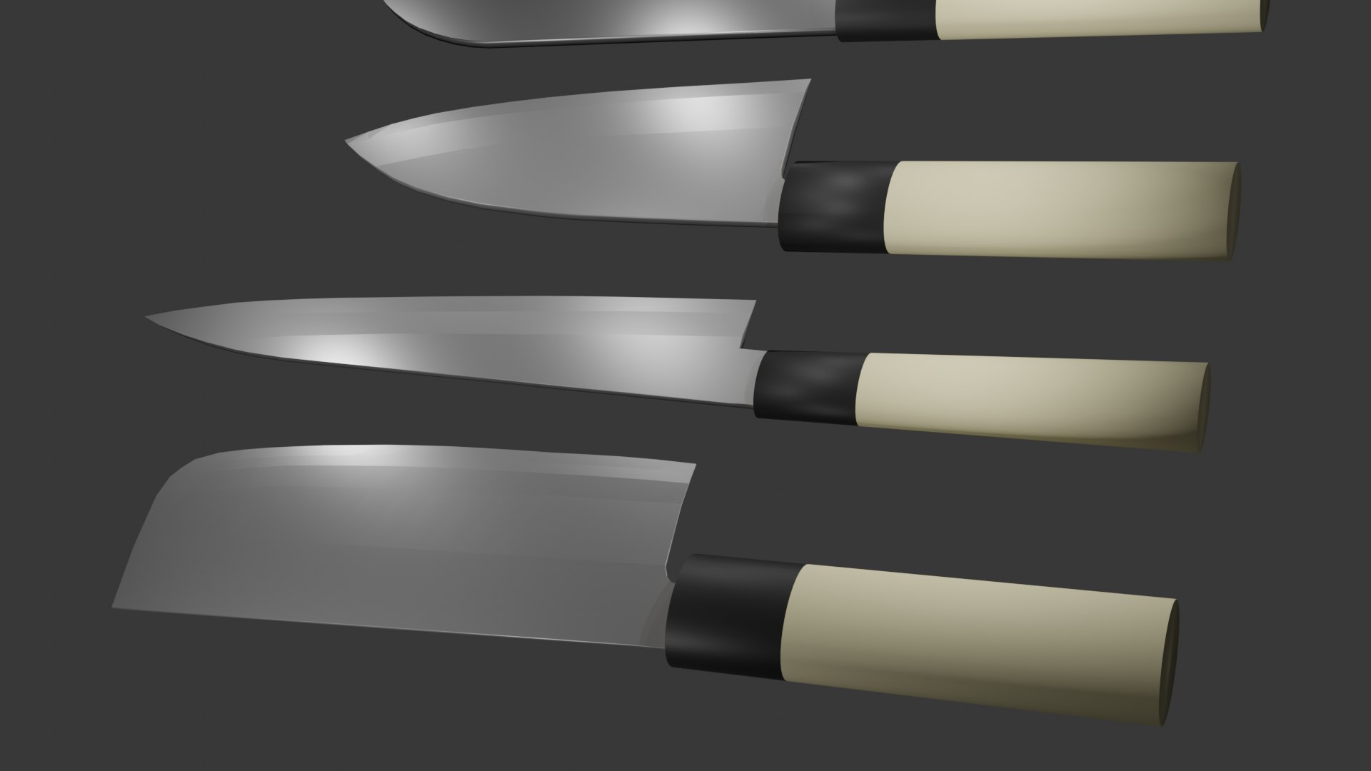 Japanese Knife Japan Model - TurboSquid 1676694