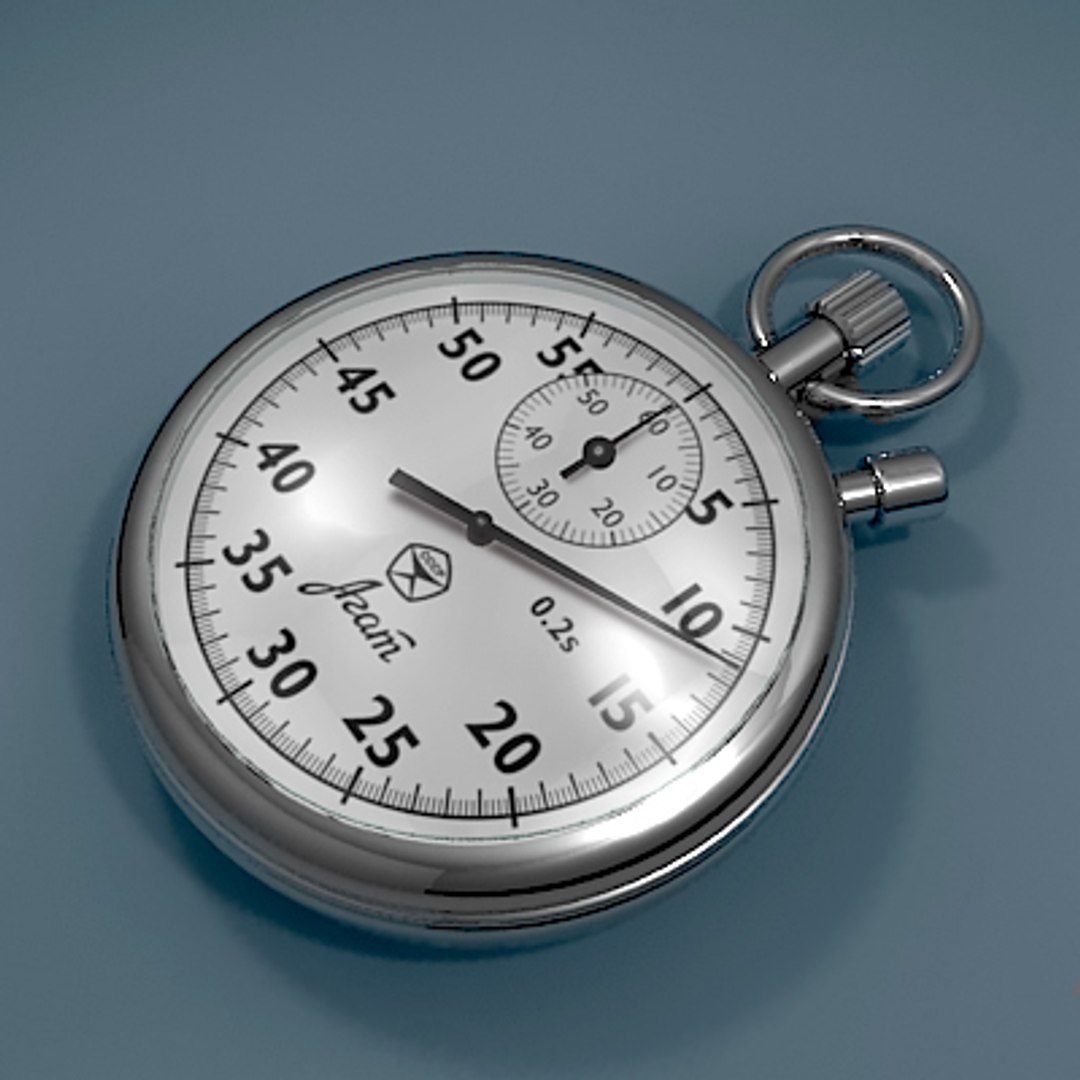 3d Stop Watch Stopwatch