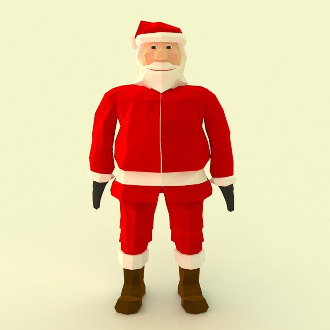 3D Santa Claus Facet - TurboSquid 1240241