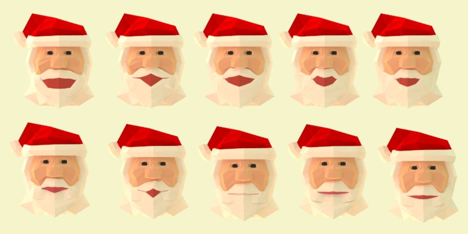 3D Santa Claus Facet - TurboSquid 1240241