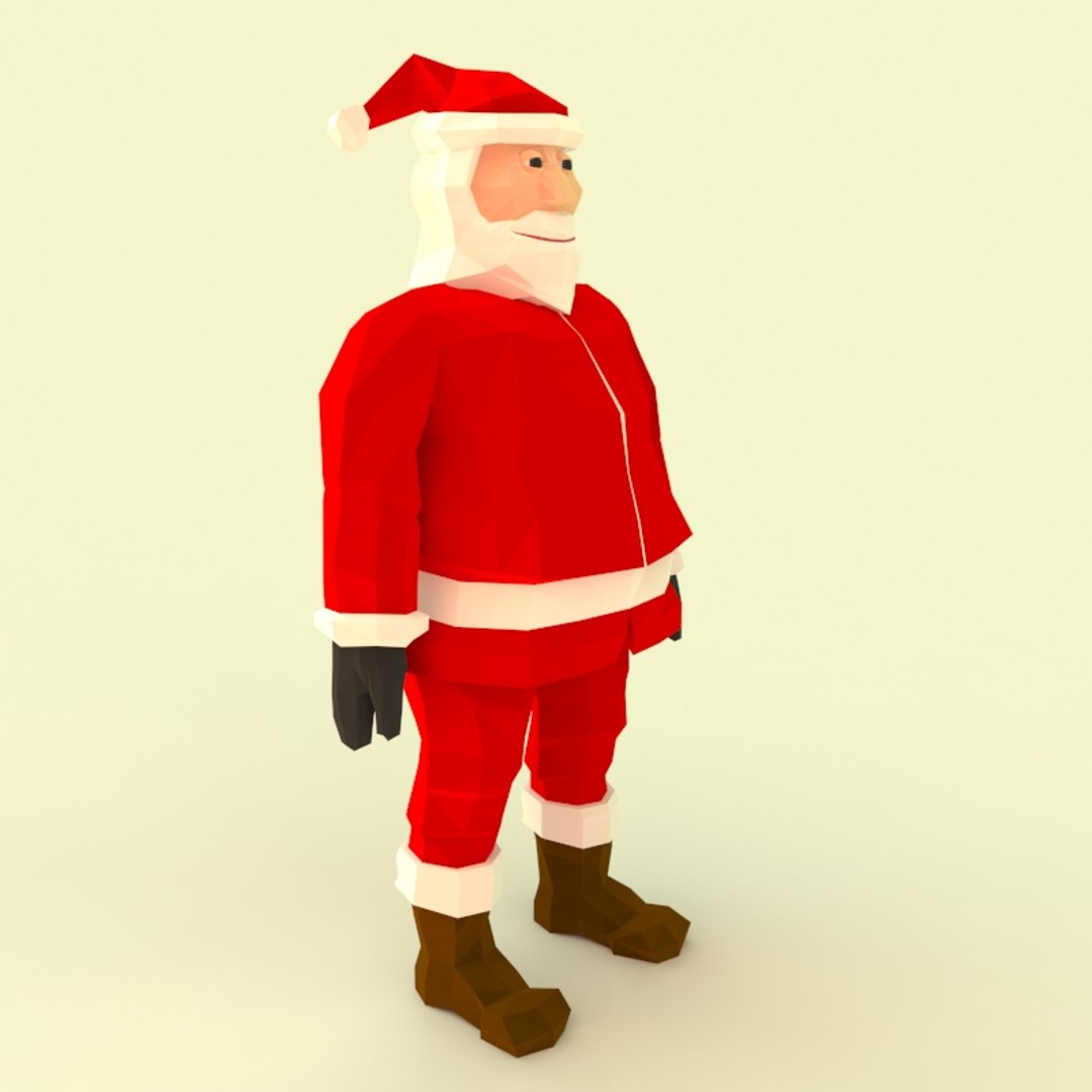 3D Santa Claus Facet - TurboSquid 1240241