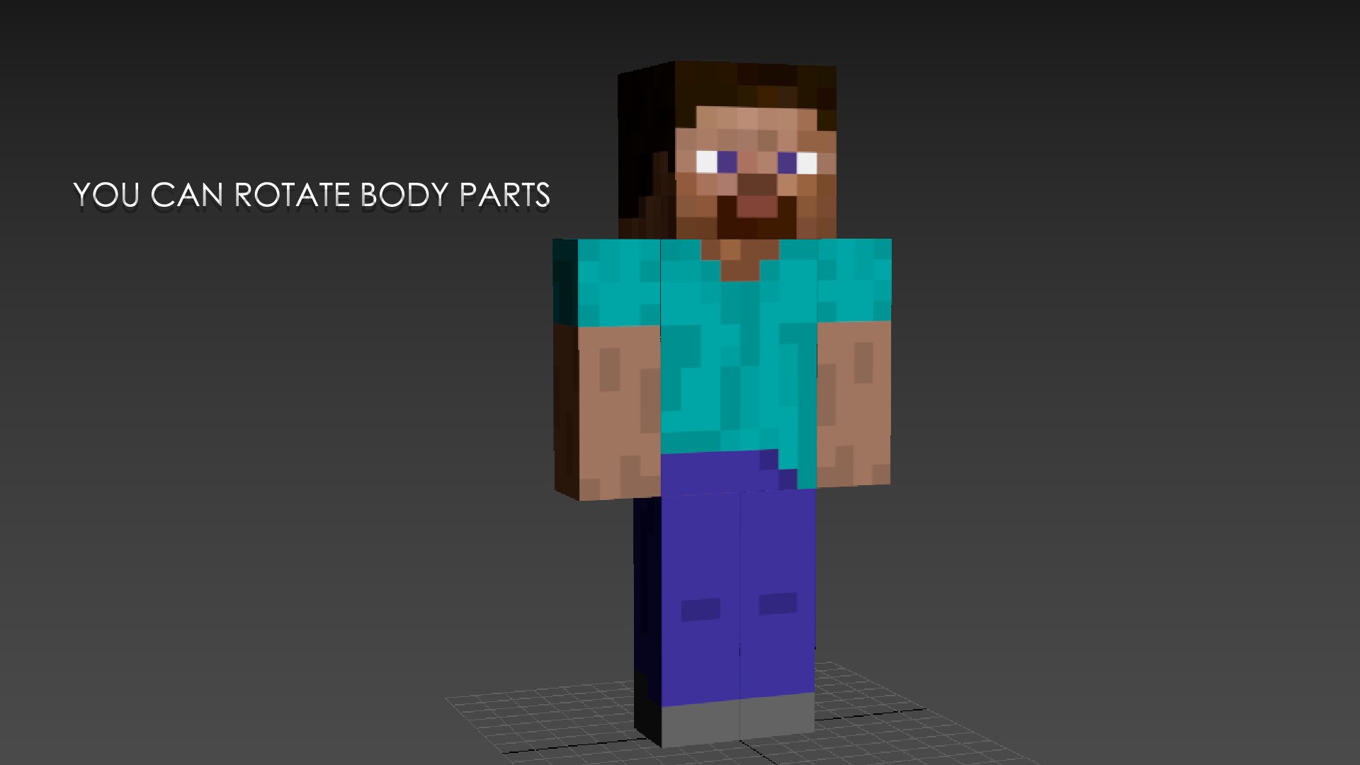 Steve Character Minecraft 3D - TurboSquid 1451754