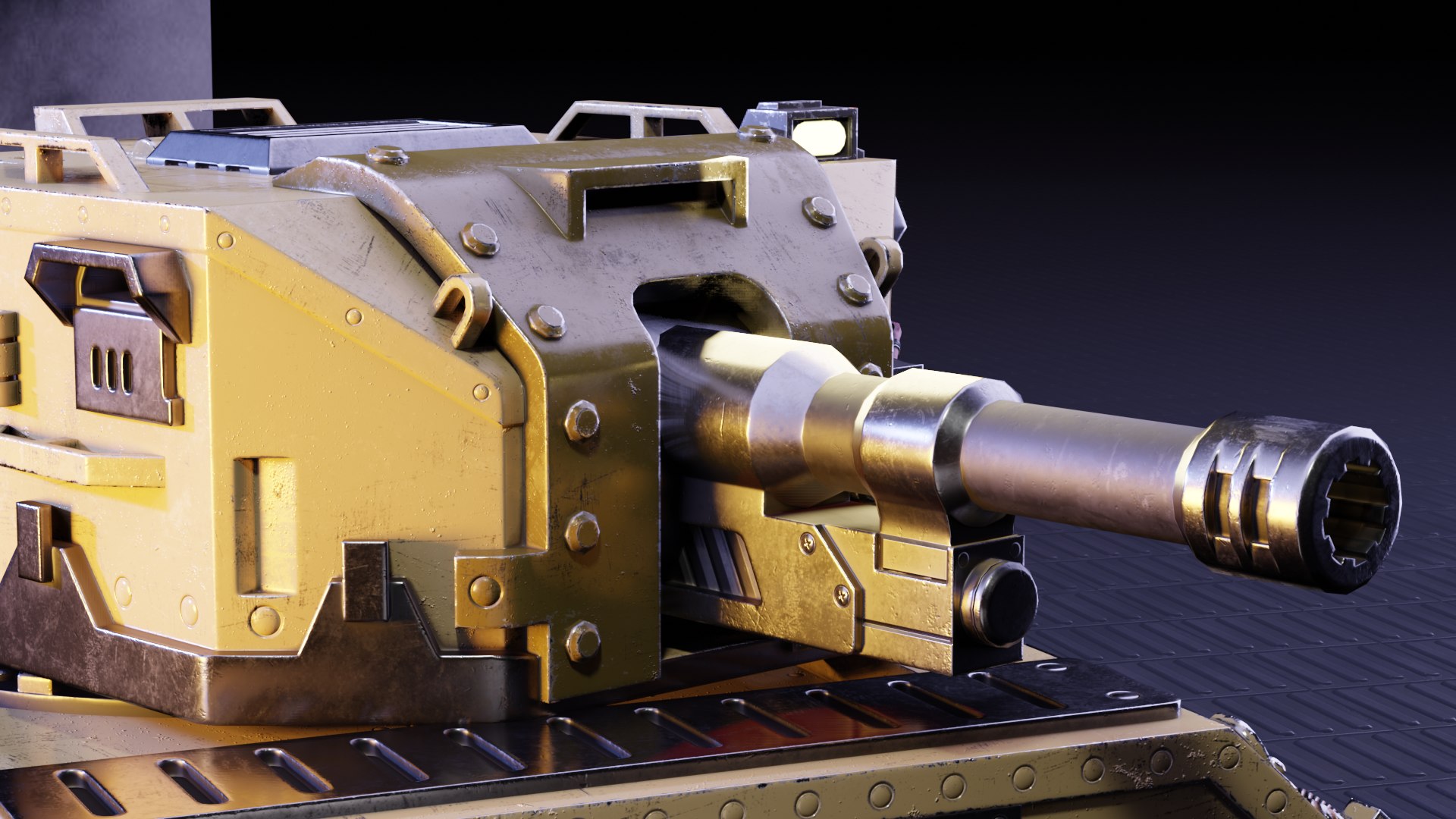 3D Sci-Fi Tank 1 - TurboSquid 1739166