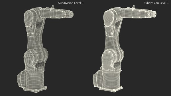 Maya용으로 조작된 산업용 로봇 팔 3D 모델 - TurboSquid 2163445