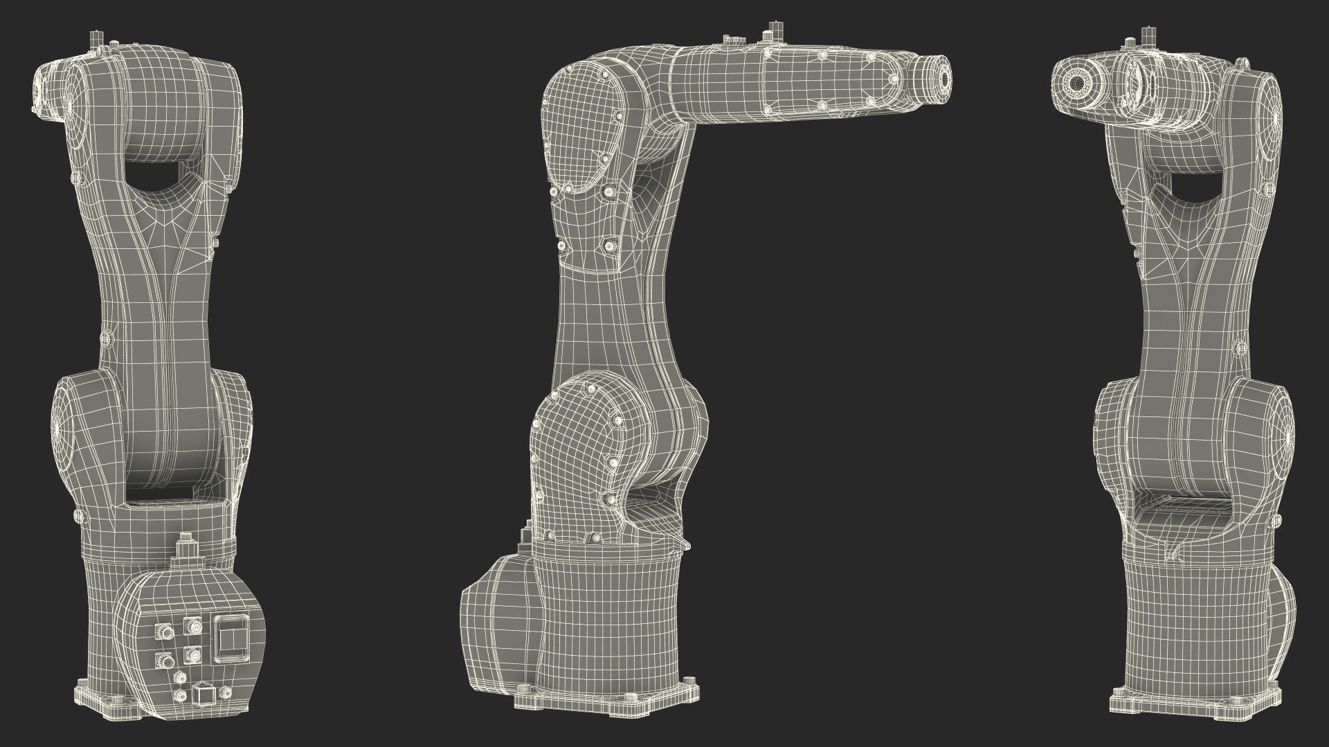 Industrial Robot Arm Rigged for Maya model - TurboSquid 2163445