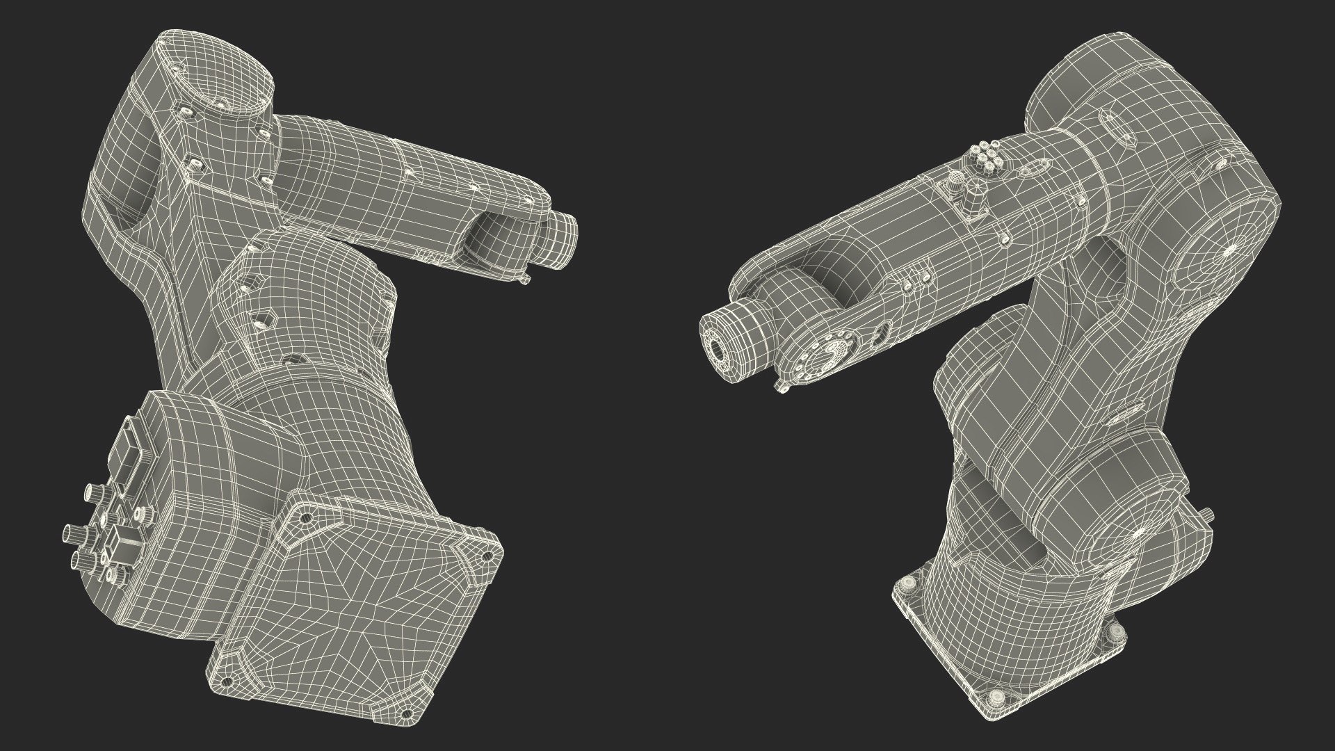 Industrial Robot Arm Rigged for Maya model - TurboSquid 2163445