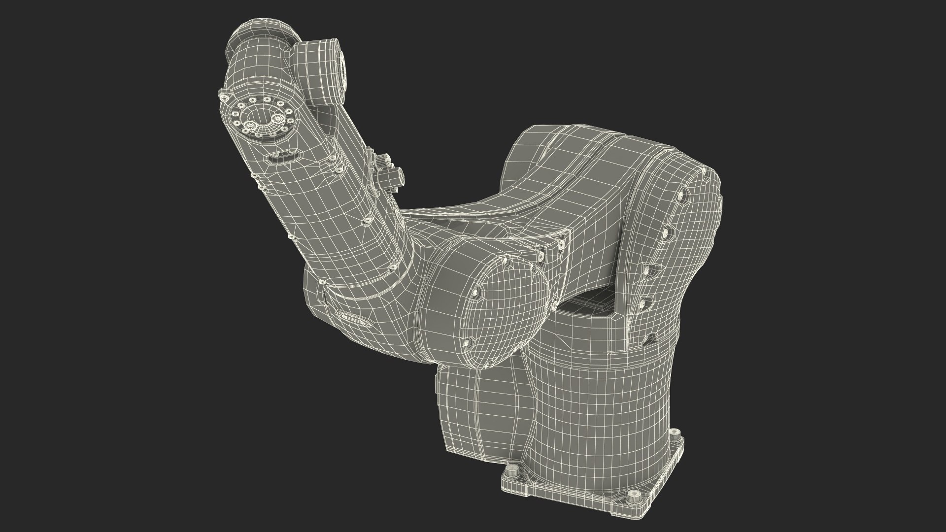 Industrial Robot Arm Rigged for Maya model - TurboSquid 2163445