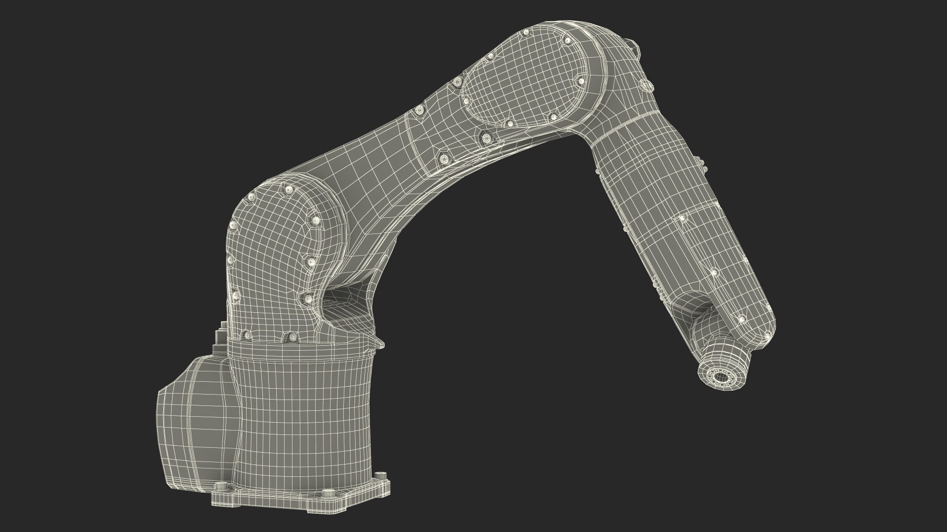 Industrial Robot Arm Rigged for Maya model - TurboSquid 2163445