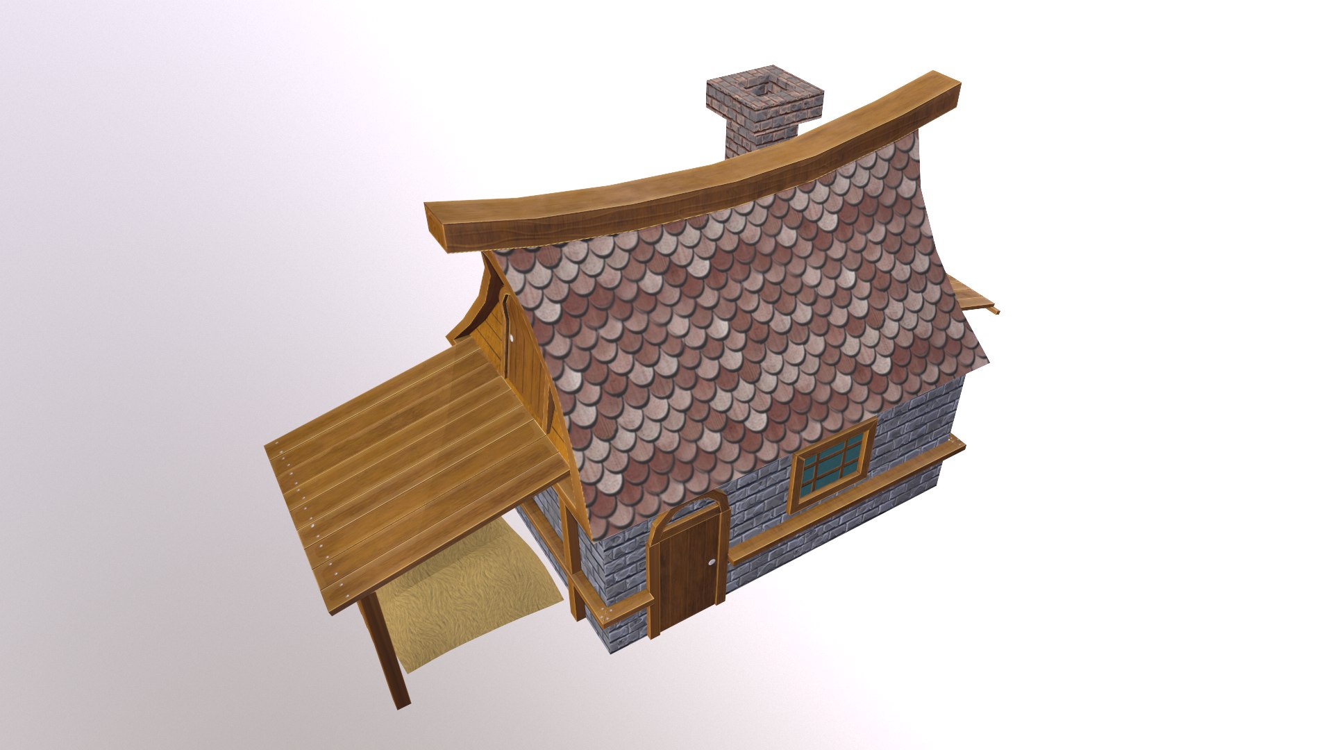 3D Stylized House - TurboSquid 1983742