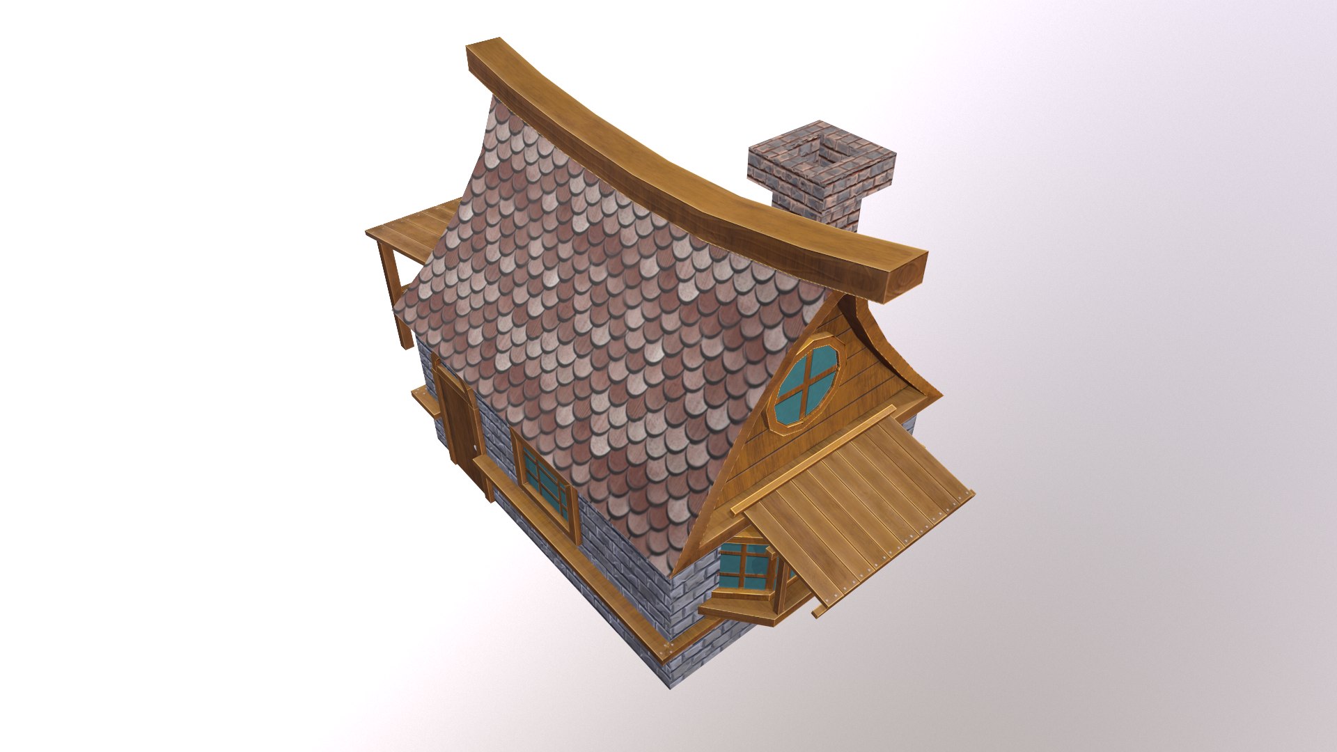 3D Stylized House - TurboSquid 1983742