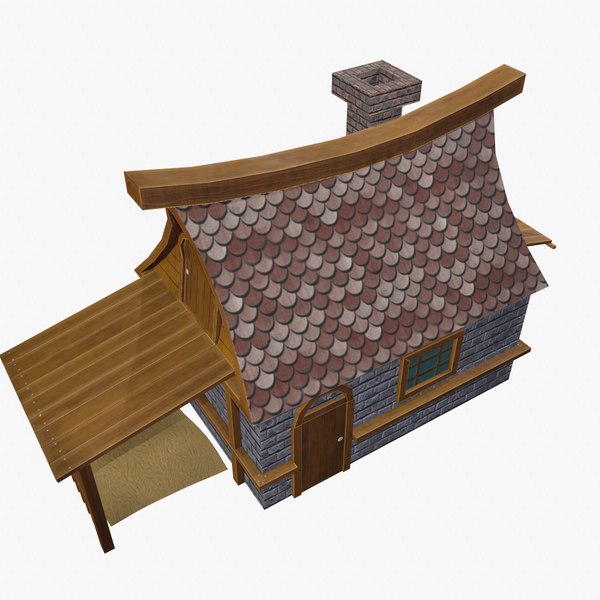 3D stylized house - TurboSquid 1983742