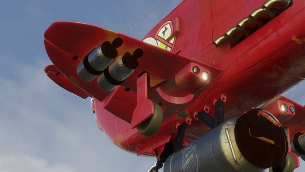 3D aircraft hero bull model - TurboSquid 1587329