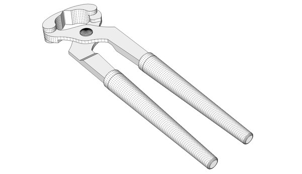 3D tool pincers industrial model - TurboSquid 1387973