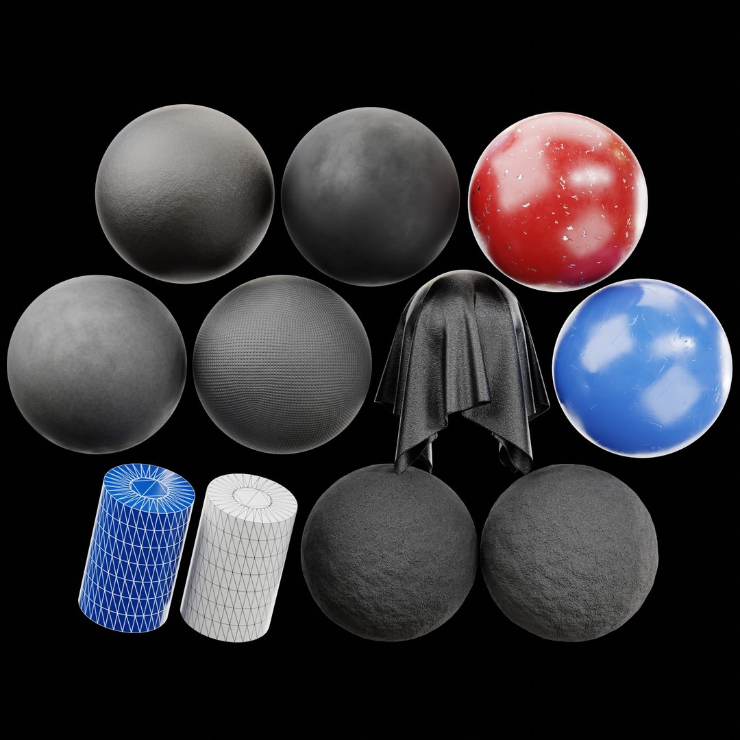 3D Model Blender Procedural Material Pack 24 - TurboSquid 2336451