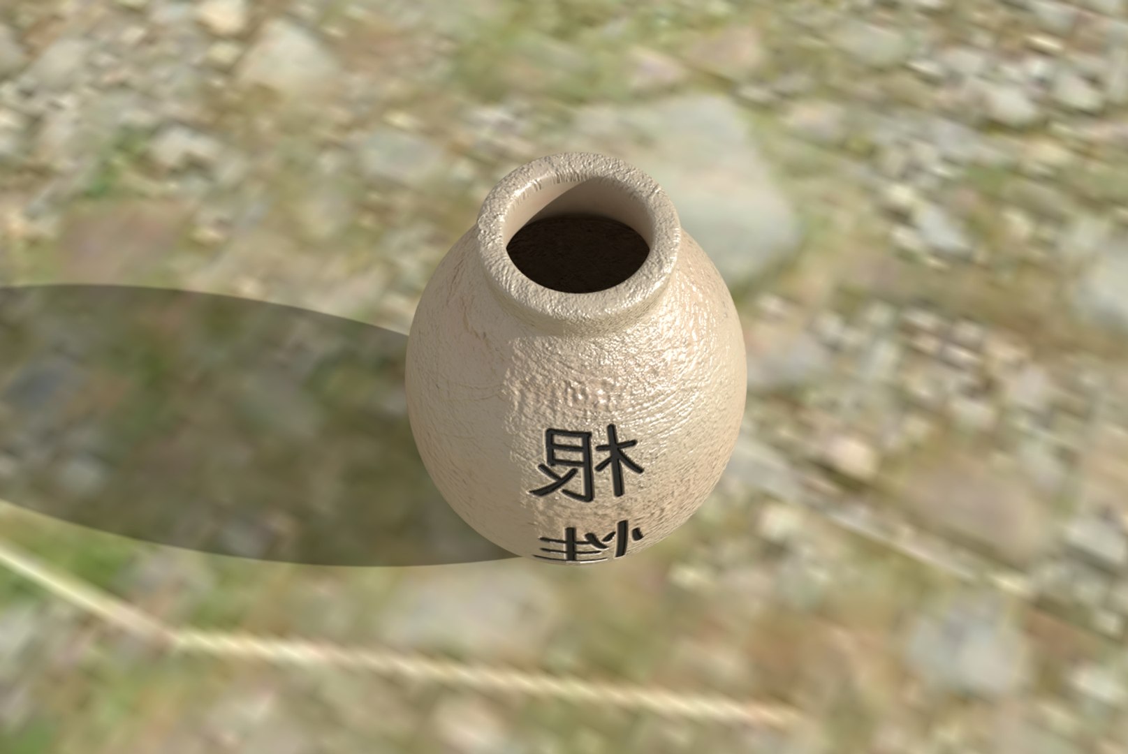 3D Traditional Japanese Training Pot - TurboSquid 1355422