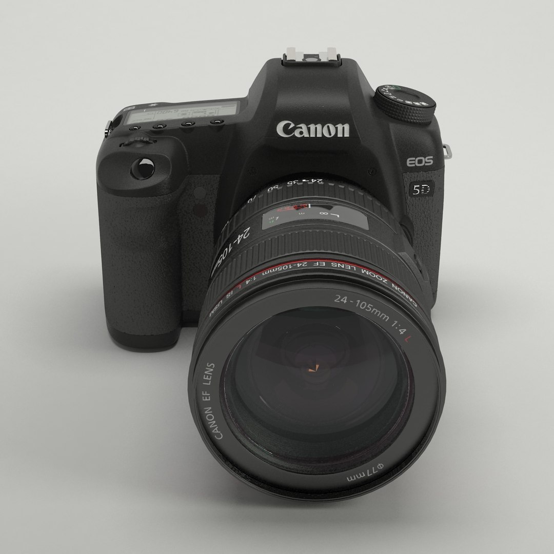 3d Canon 5d Mark Ii Model