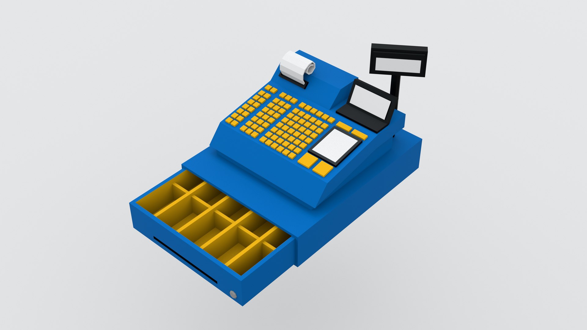 3D Register Cash Model - TurboSquid 1677883