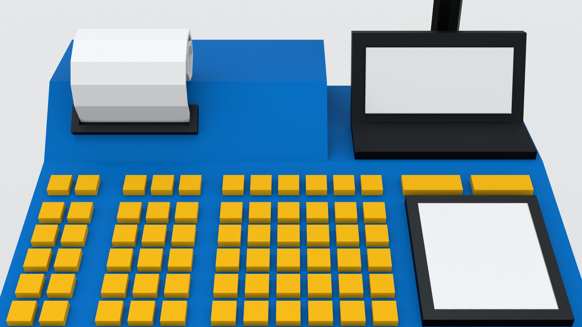 3D Register Cash Model - TurboSquid 1677883