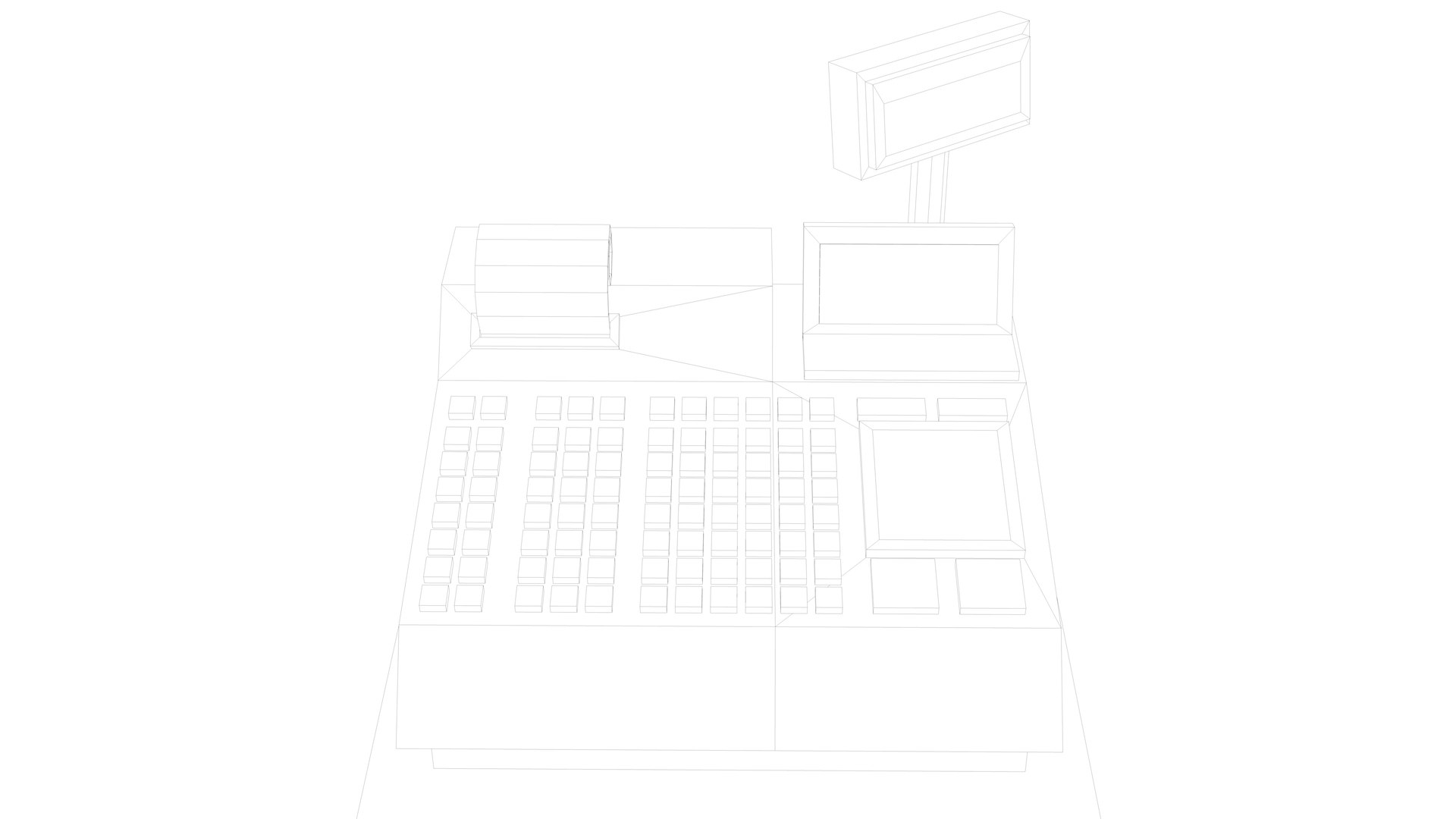 3D Register Cash Model - TurboSquid 1677883