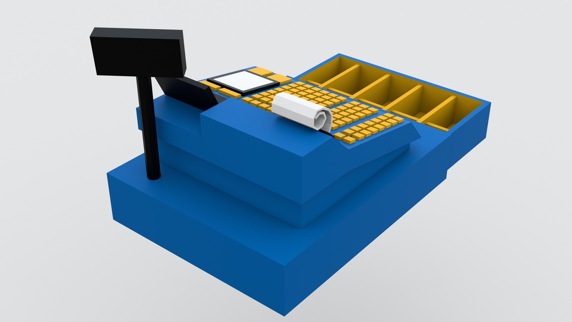 3D Register Cash Model - TurboSquid 1677883