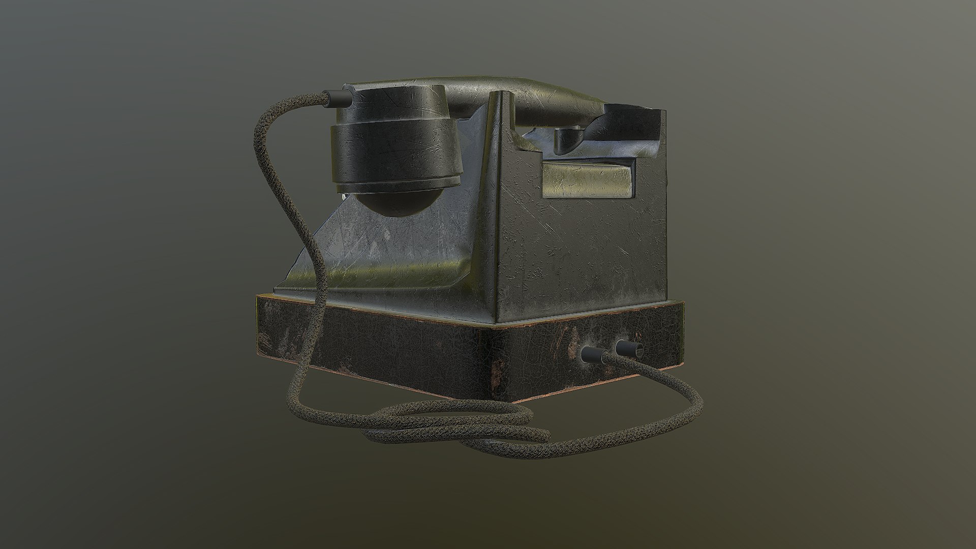 3D Soviet Telephone Pbr Model - TurboSquid 1387324