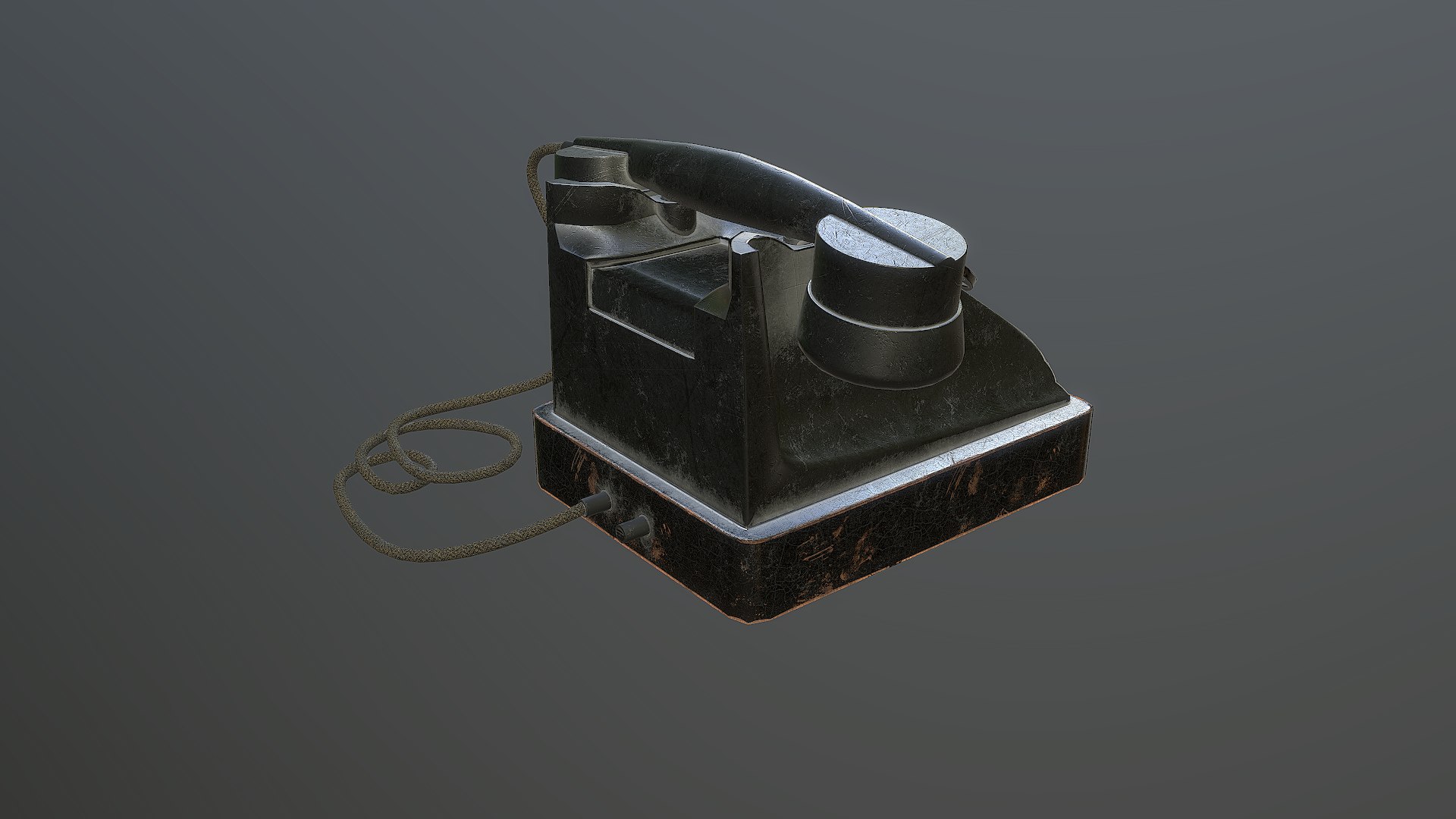 3D Soviet Telephone Pbr Model - TurboSquid 1387324