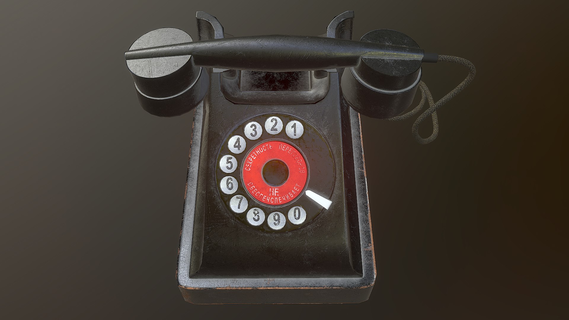 3D Soviet Telephone Pbr Model - TurboSquid 1387324