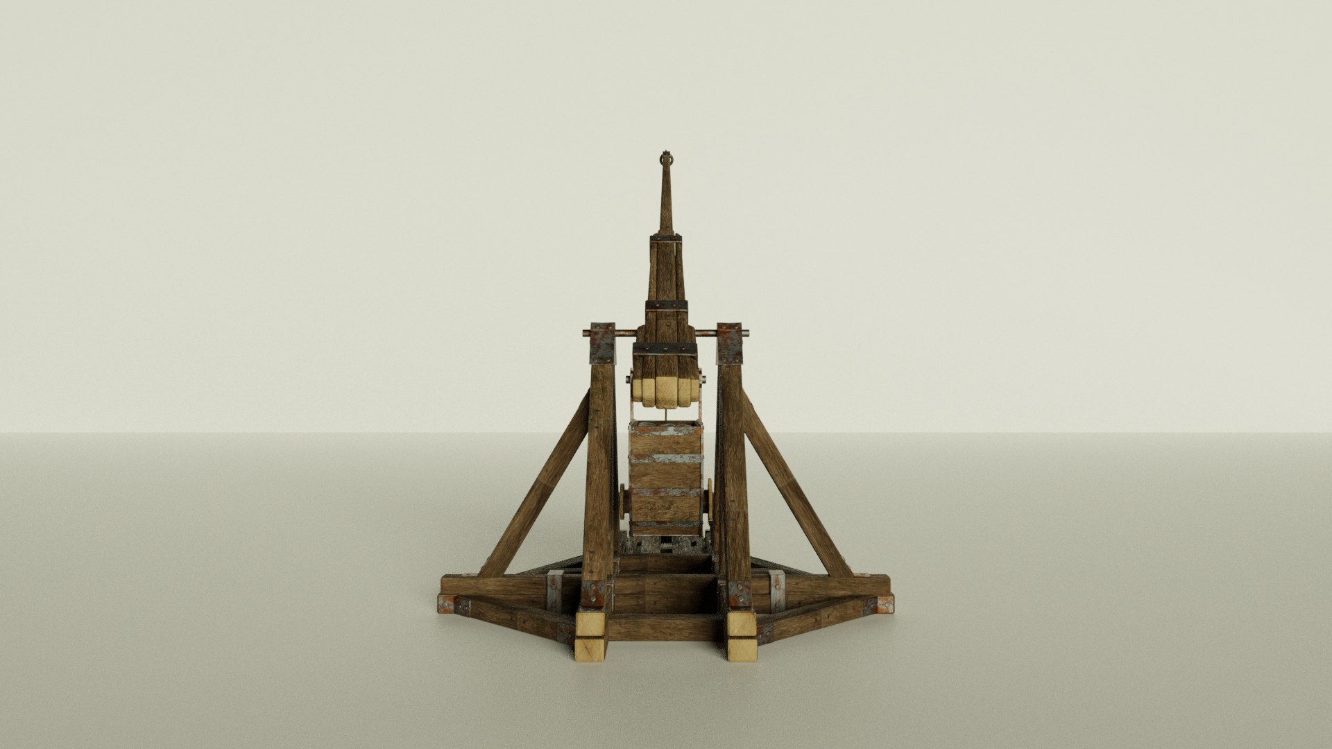 3D Model Medieval Trebuchet - TurboSquid 1610415