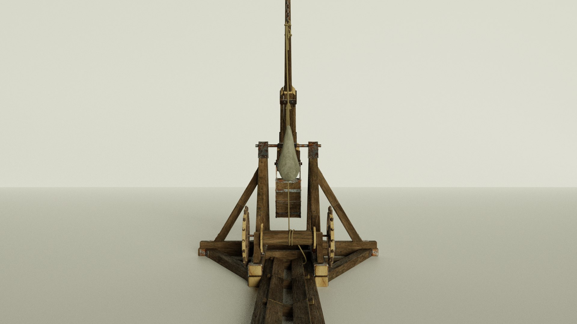 3D Model Medieval Trebuchet - TurboSquid 1610415