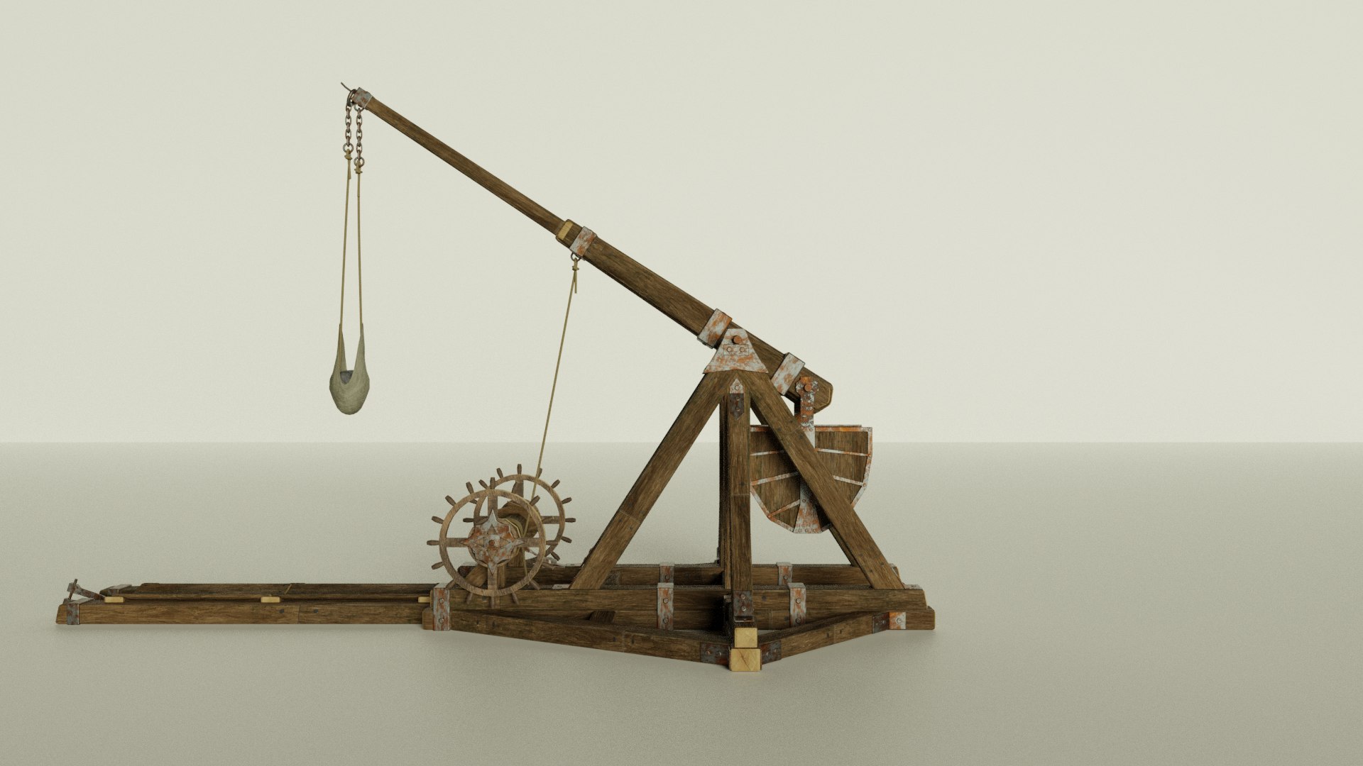 3D Model Medieval Trebuchet - TurboSquid 1610415