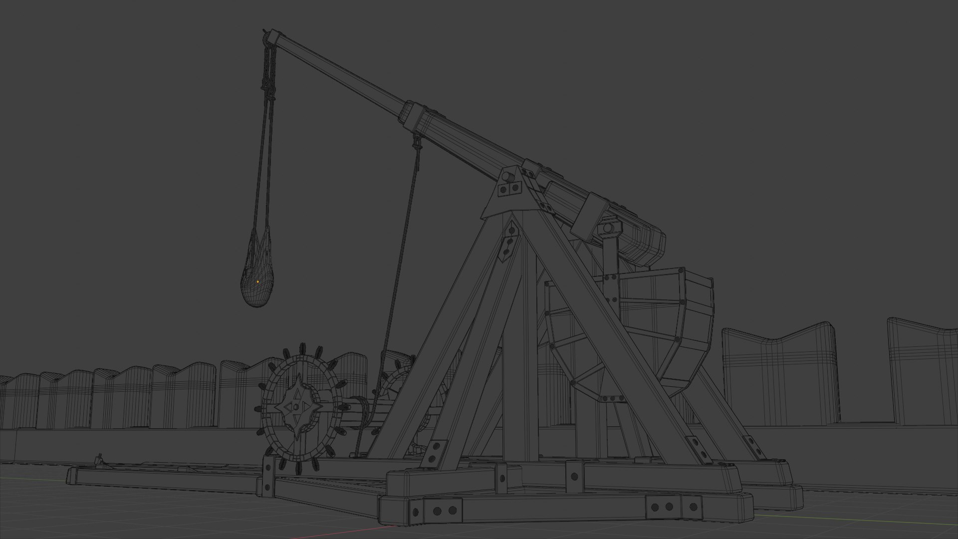 3D Model Medieval Trebuchet - TurboSquid 1610415