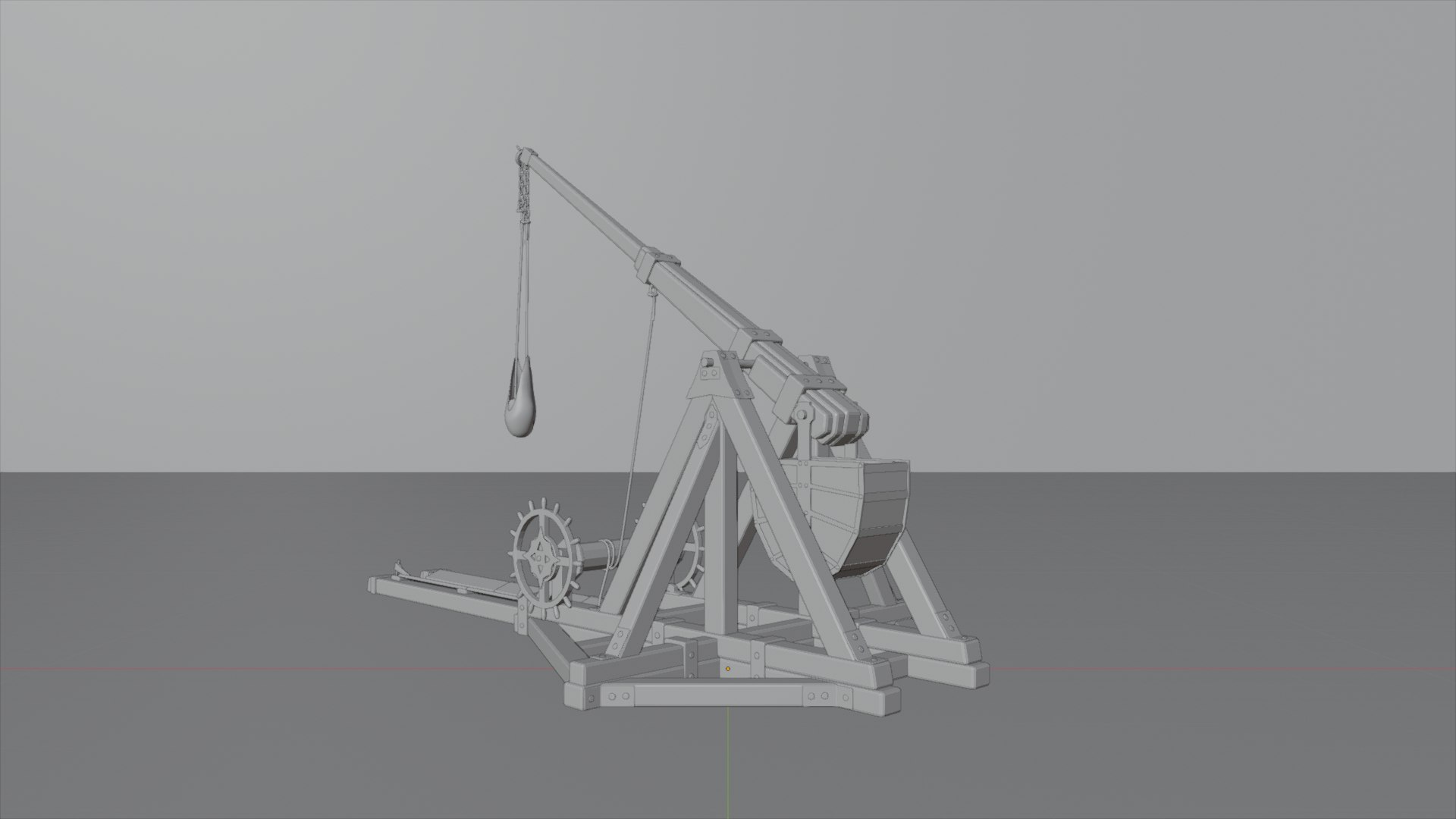 3D Model Medieval Trebuchet - TurboSquid 1610415