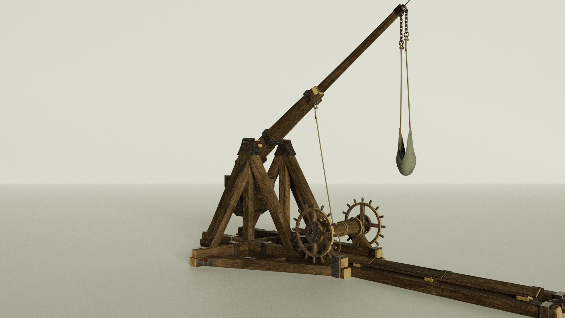 3D Model Medieval Trebuchet - TurboSquid 1610415
