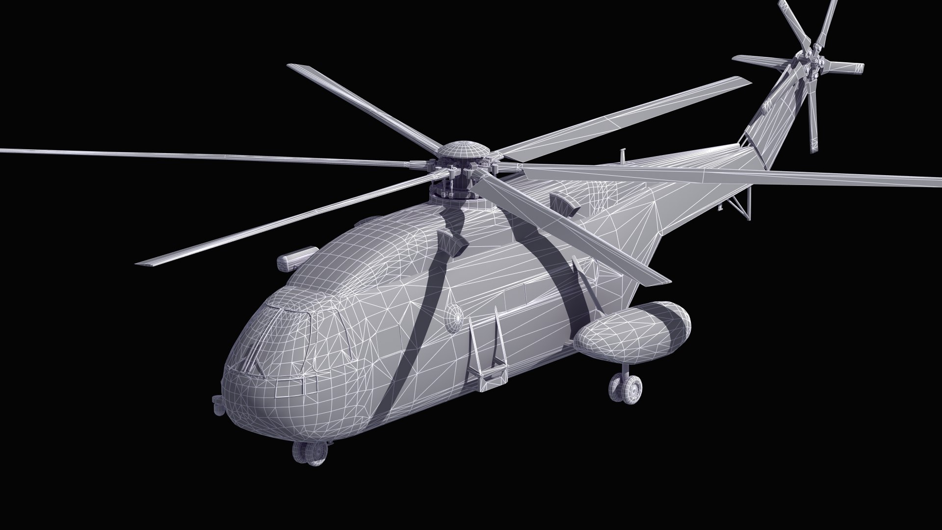 Z18 assault helicopter 3D model - TurboSquid 1643723