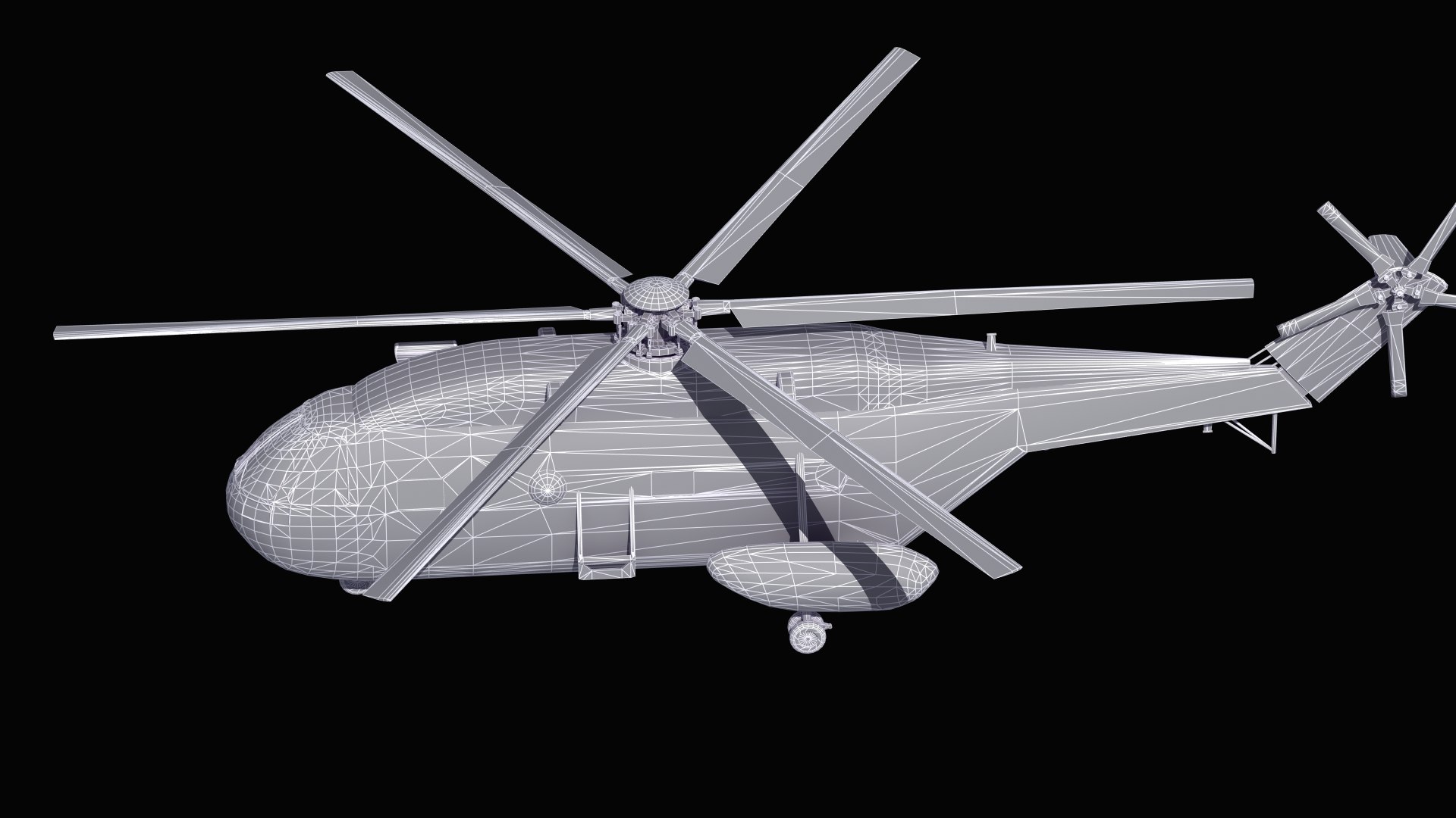 Z18 assault helicopter 3D model - TurboSquid 1643723